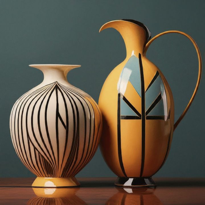 Modern Deco-inspired ceramics 1 - Neural art - Digital Art & AI ...