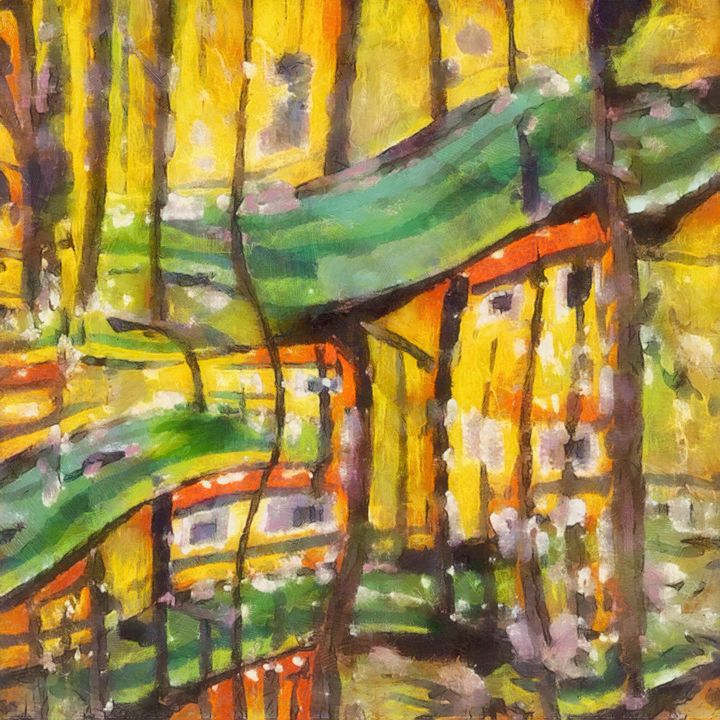 Mid Sommer in Chicago - Sandner Art - Paintings & Prints, Abstract ...