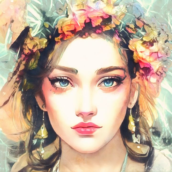 Summer - Sandner Art - Paintings & Prints, People & Figures, Portraits ...