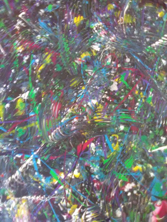 chaotic colours - bendingtime - Paintings & Prints, Abstract, Irregular ...