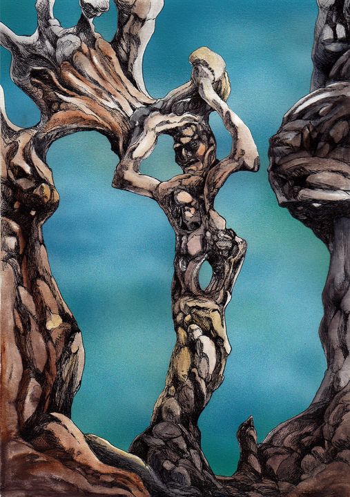 Reprimand - Kostas Voutsas - Drawings & Illustration, Landscapes ...