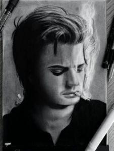 Flame Art - Drawings & Illustration