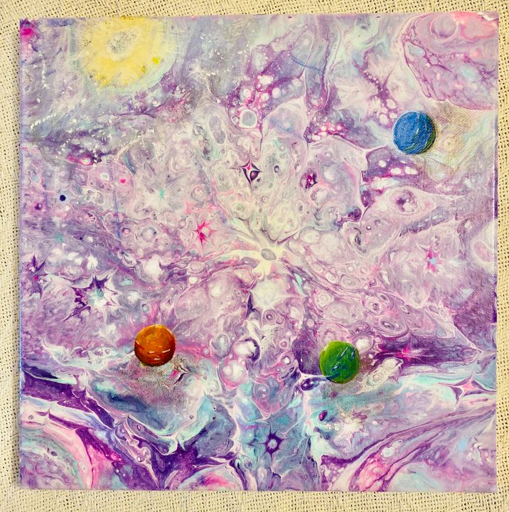 Purple Space - MaliceAliceArt - Paintings & Prints, Astronomy & Space ...