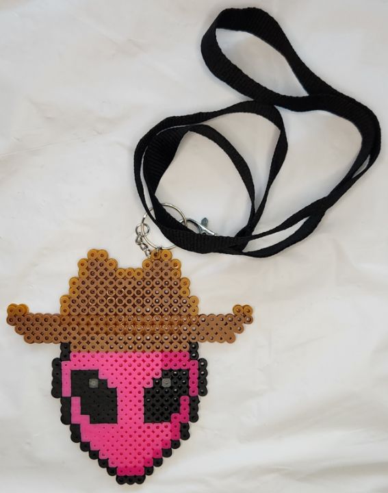 Pink Alien Hoedown Lanyard - Amethyst Ad Astra - Crafts & Other Art ...