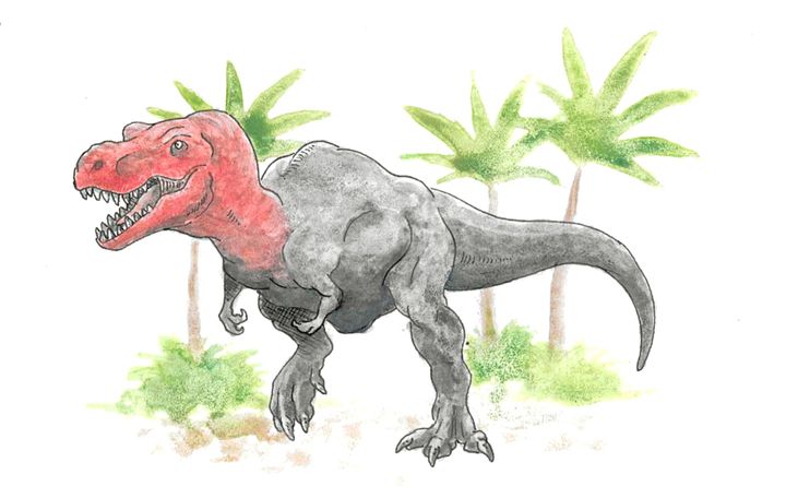 Tyrannosaur Rex - Kayla Clifford - Paintings & Prints, Animals, Birds ...