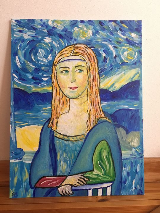 Mona Leah - Felizia Bade ArtGallery - Paintings & Prints, People ...
