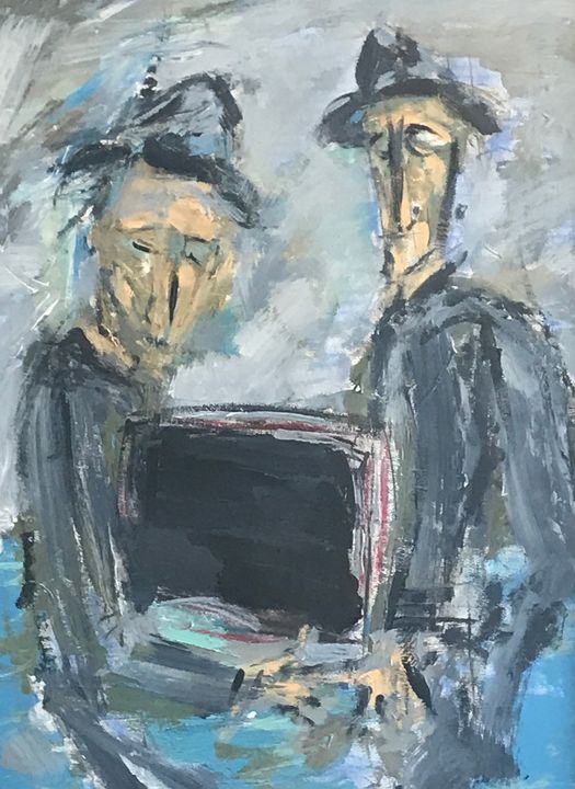 The Robbers Hell or High water - Neil Travis Mayes - Paintings & Prints ...