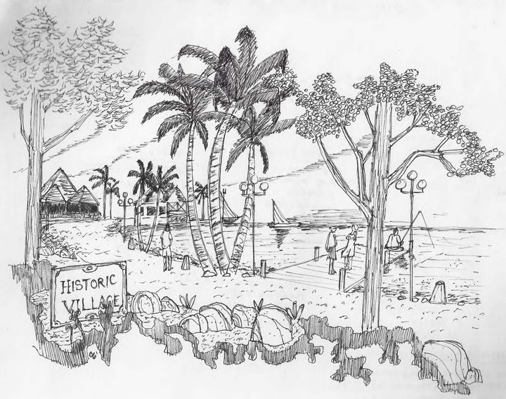 Historic Village - Neil Travis Mayes - Drawings & Illustration ...