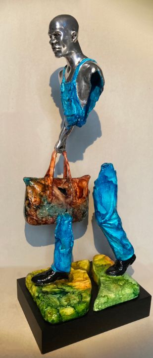 Half man sculpture - Artful. - Sculptures & Carvings, Abstract ...