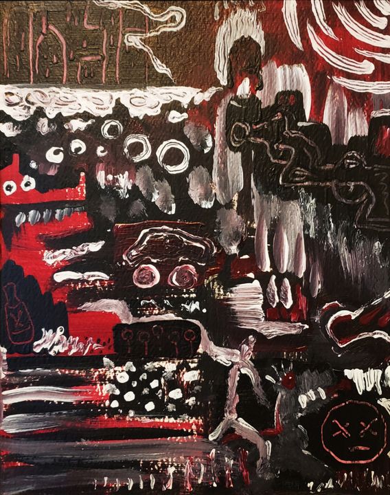 The City - Bearded Panda - Paintings & Prints, Abstract, Figurative ...