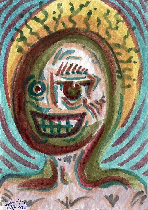 Smile - Bearded Panda - Paintings & Prints, People & Figures, Other ...