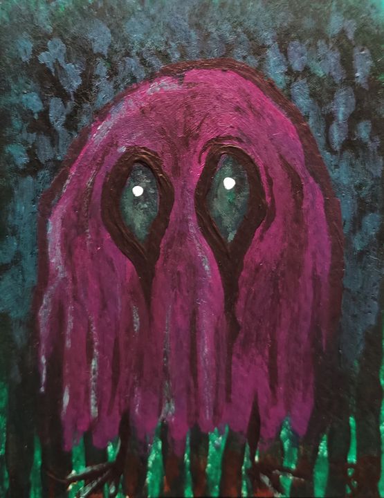 Furby in the Sea of Trees - Bearded Panda - Paintings & Prints ...
