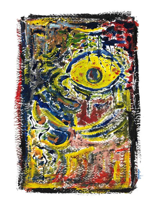Infected - Bearded Panda - Paintings & Prints, Abstract, Other Abstract ...