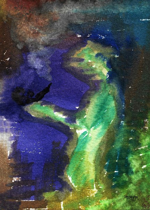 Expectations - Bearded Panda - Paintings & Prints, Abstract, Other ...