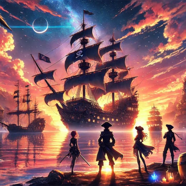 Rise of the Shadow Pirates - lejhindarysshop - Digital Art & AI ...