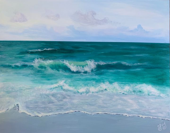 Pensacola waves - Art by Lisa Stacy - Paintings & Prints, Landscapes ...