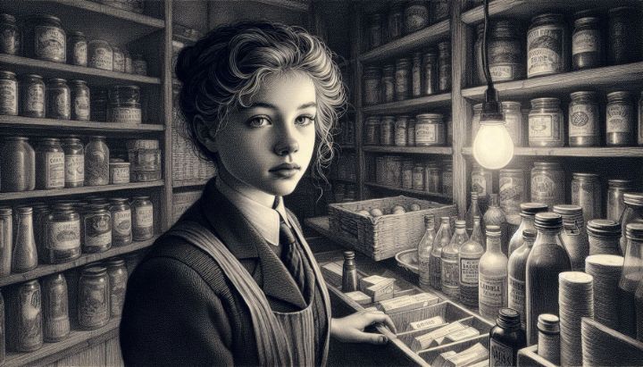 The shop assistant - ArtStory - Digital Art & AI, People & Figures ...