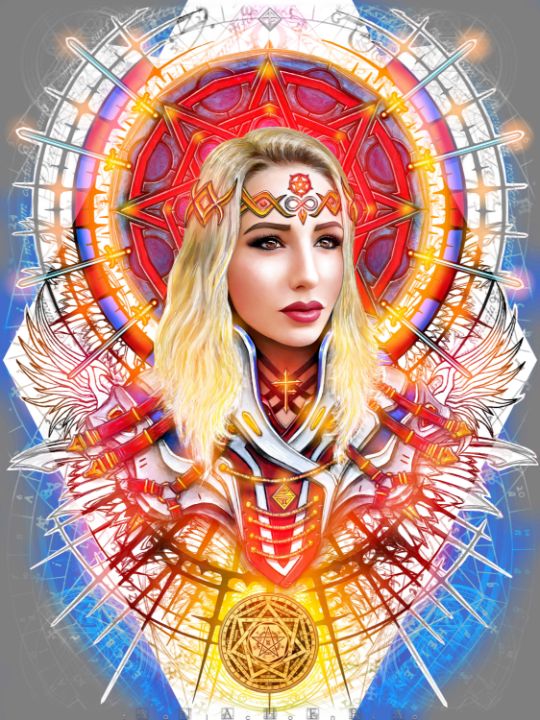 Anahera-I 51C - Angelo Falconio Art - Paintings & Prints, People ...