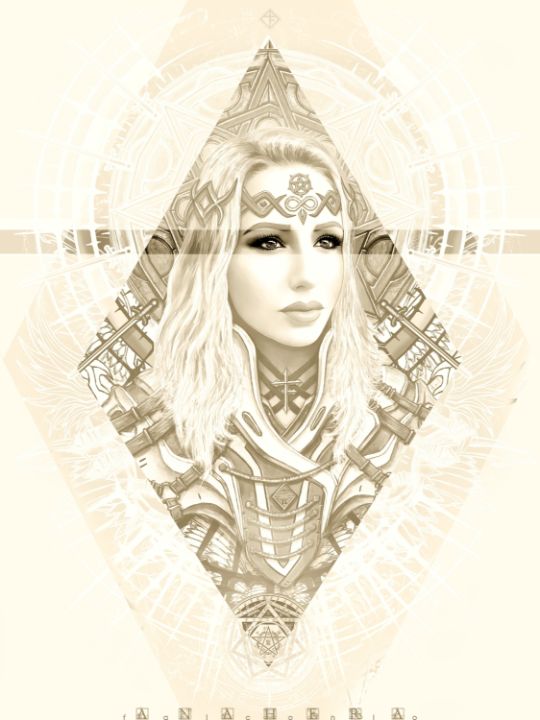 Anahera-I 84F - Angelo Falconio Art - Paintings & Prints, People ...