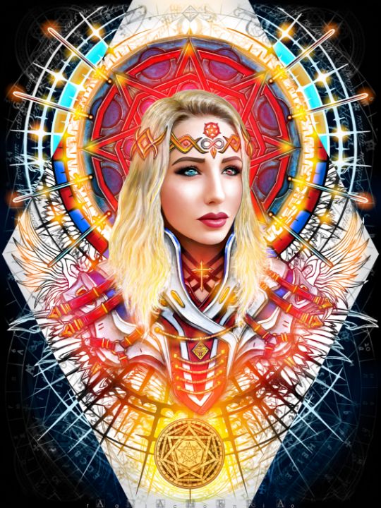 Anahera-I 31C - Angelo Falconio Art - Paintings & Prints, People ...