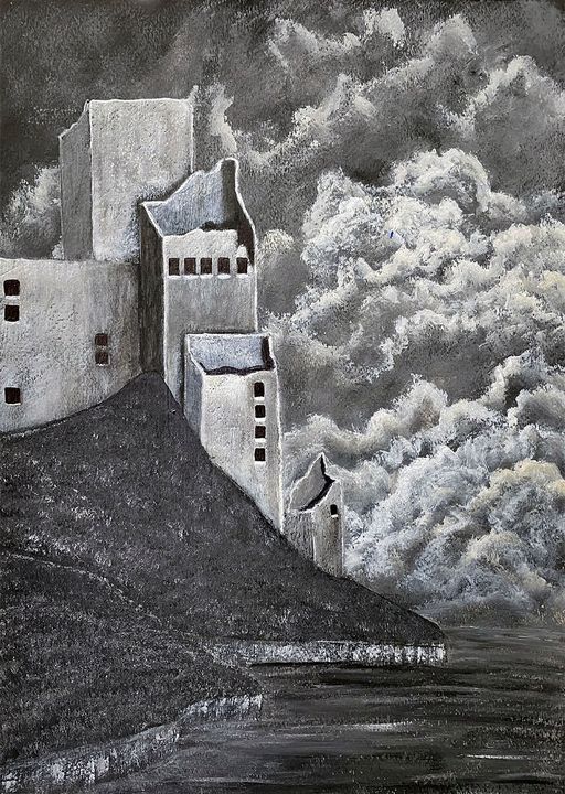 "Medieval Ruins" - ArtbyArtak - Paintings & Prints, Buildings ...