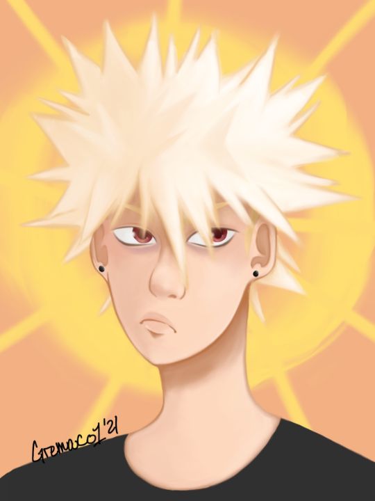 Bakugo Katsuki - grem bones - Digital Art & AI, People & Figures ...