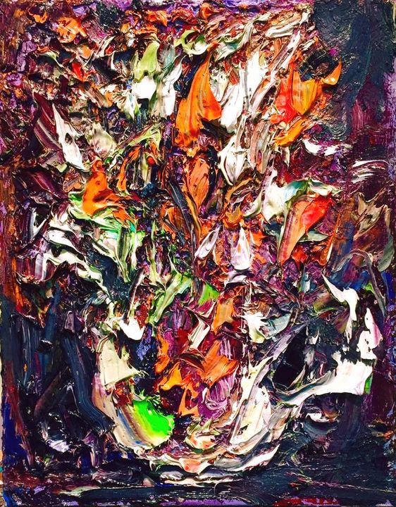 "FLORAL" Fall by BRUNI - BRUNI Sablan - Paintings & Prints, Abstract ...
