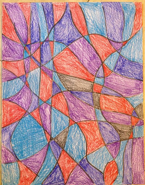 Let it be - Christina - Drawings & Illustration, Abstract, Irregular ...