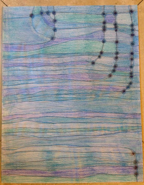 String theory - Christina - Drawings & Illustration, Abstract, Color ...