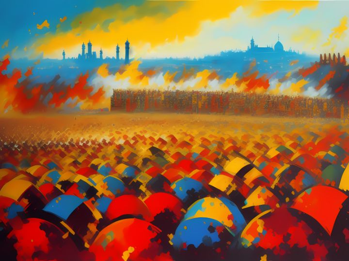 Pixel Fusion - Paintings & Prints, Digital Art & AI