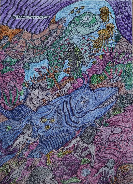 Secrets Of The Deep: Merpeople - EraztuzTheIllustrator - Drawings ...
