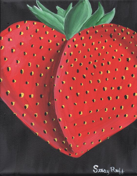 Loveberry - Stacey Ruff - Paintings & Prints, Food & Beverage, Fruit ...