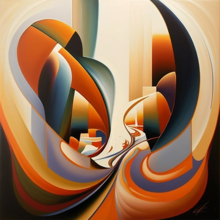 Abby - 284Elites - Paintings & Prints, Abstract, Geometric - ArtPal