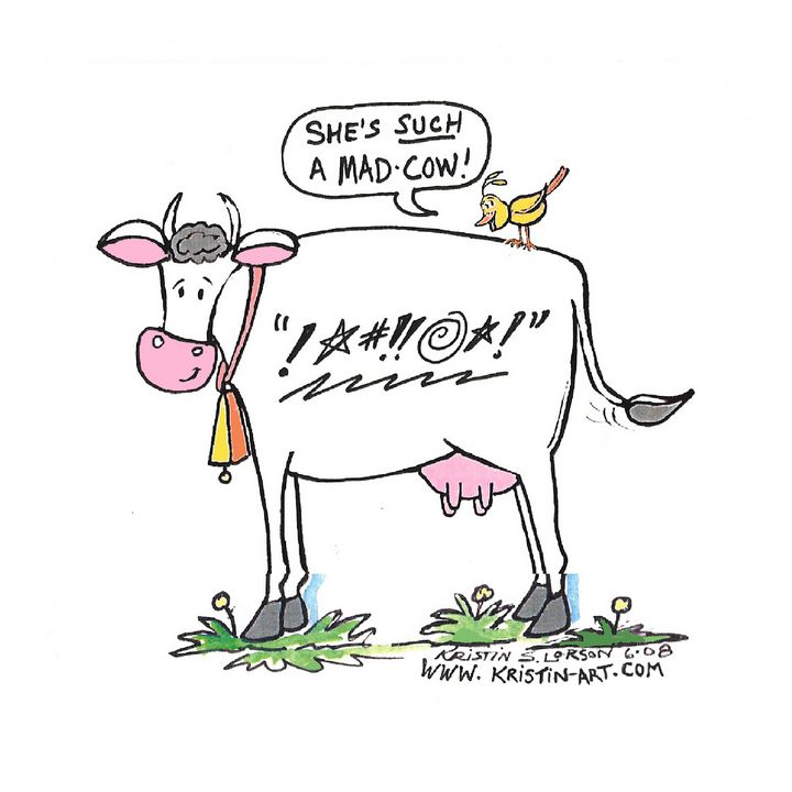 She's a MAD COW! - KristinArtPets and more By Kristin Lorson ...