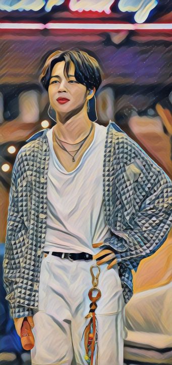 bts jimin painting - chesta - Digital Art & AI, Abstract, Color - ArtPal