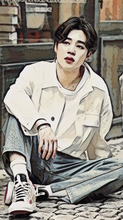 Jimin painting - chesta - Digital Art & AI, Abstract, Color - ArtPal
