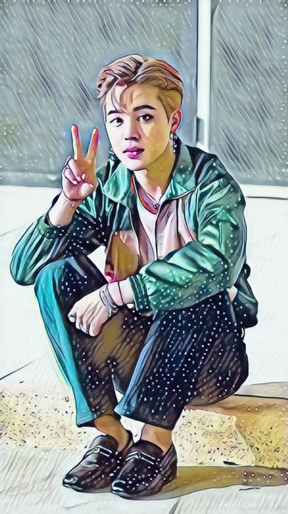 Jimin painting - chesta - Digital Art, Abstract, Color - ArtPal