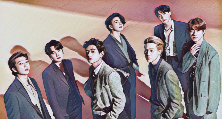 bts painting - chesta - Digital Art & AI, Abstract, Color - ArtPal