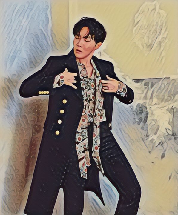 Bts jhope painting - chesta - Digital Art & AI, Abstract, Color - ArtPal