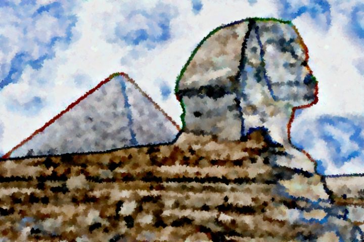 The Great Sphinx of Giza - Hesham Marei - Digital Art & AI, Buildings ...