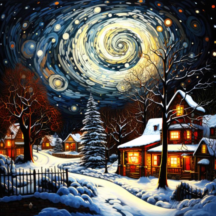 Christmas Twirled - SykArt Designs - Digital Art & AI, Landscapes ...