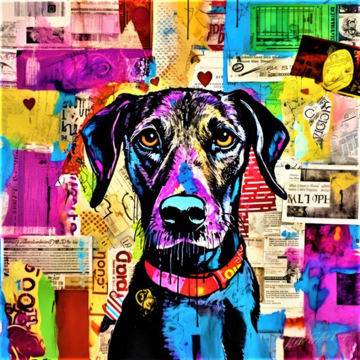 A Doggy World - SykArt Designs - Digital Art & AI, Animals, Birds ...