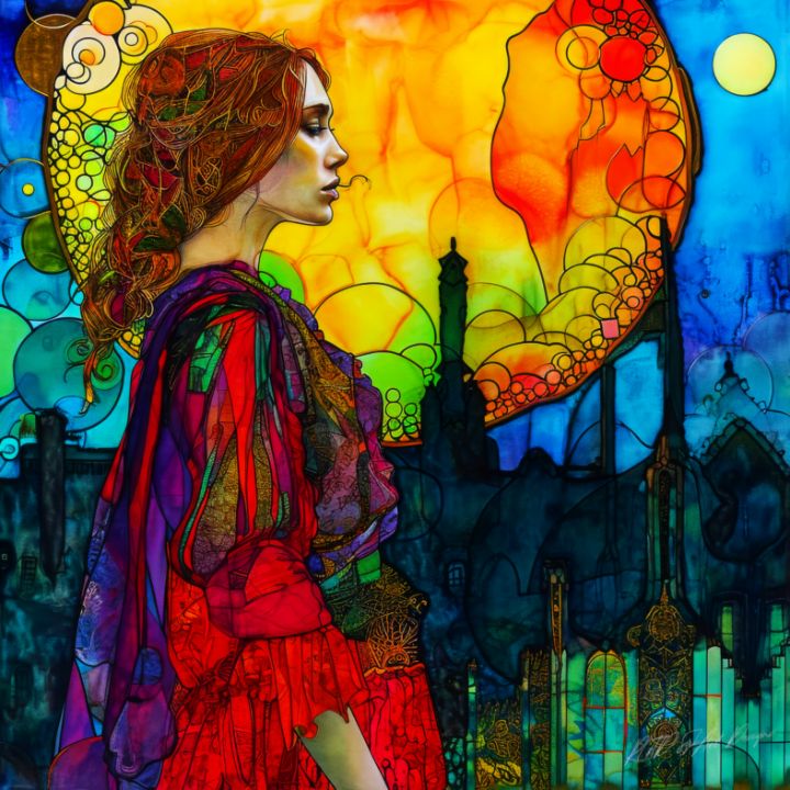 Gazing Off - SykArt Designs - Digital Art & AI, Religion, Philosophy ...