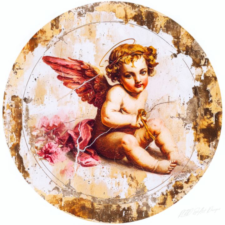 Valentines Vintage - Cupid Me - SykArt Designs - Digital Art & AI ...
