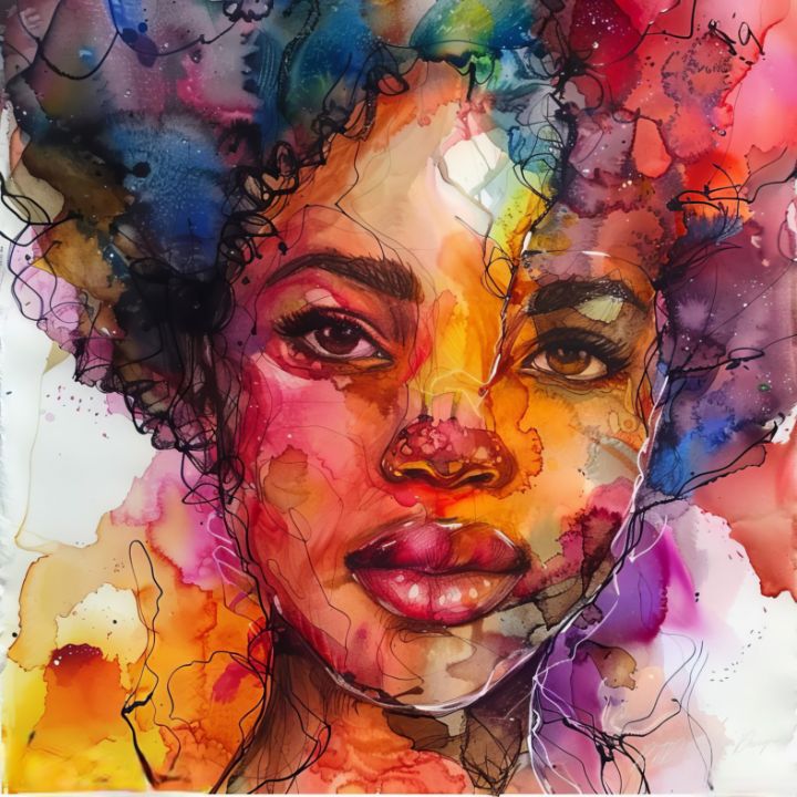 Captivating Presence - Face Bloom - SykArt Designs - Digital Art ...