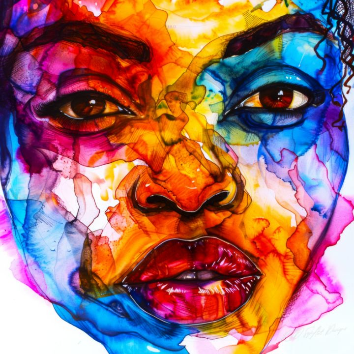 Captivating Quality - Face Abstract - SykArt Designs - Digital Art & AI ...