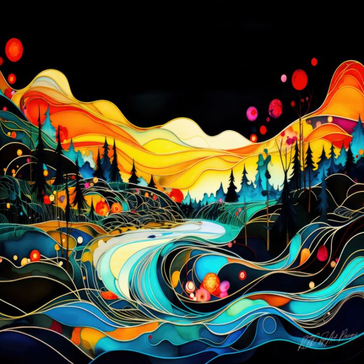 West Coast Connection - River - SykArt Designs - Digital Art & AI ...
