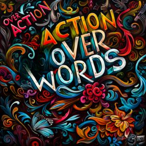 Action Over Words - SykArt Designs - Digital Art, Humor & Satire, Signs ...