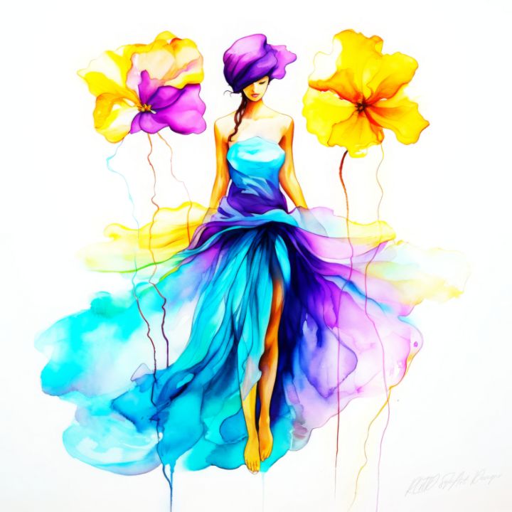 Yellow Pansy Flowers Flower Artistry - SykArt Designs - Digital Art ...