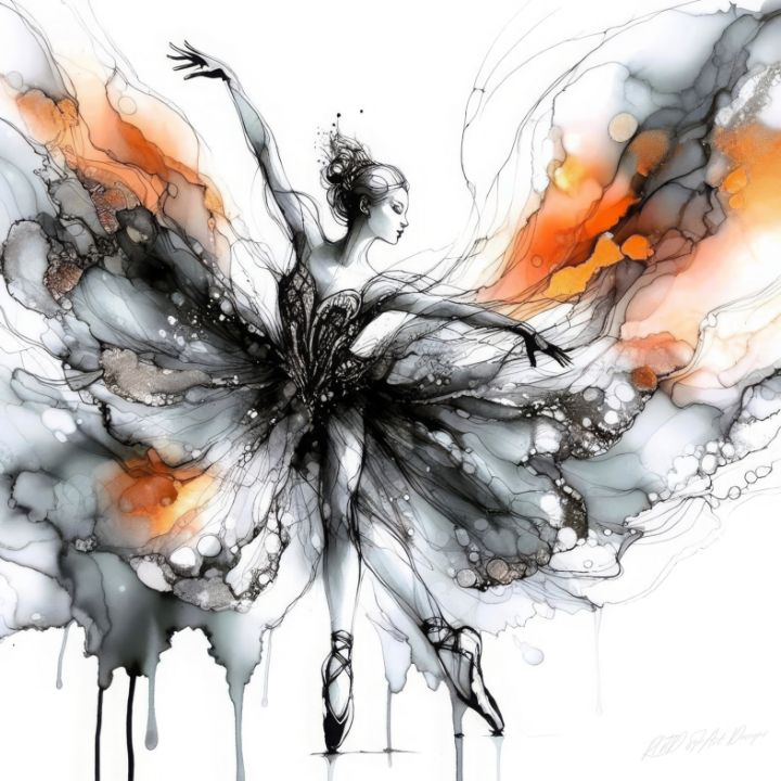 For The Love Of Ballet 5 - SykArt Designs - Digital Art & AI, People ...
